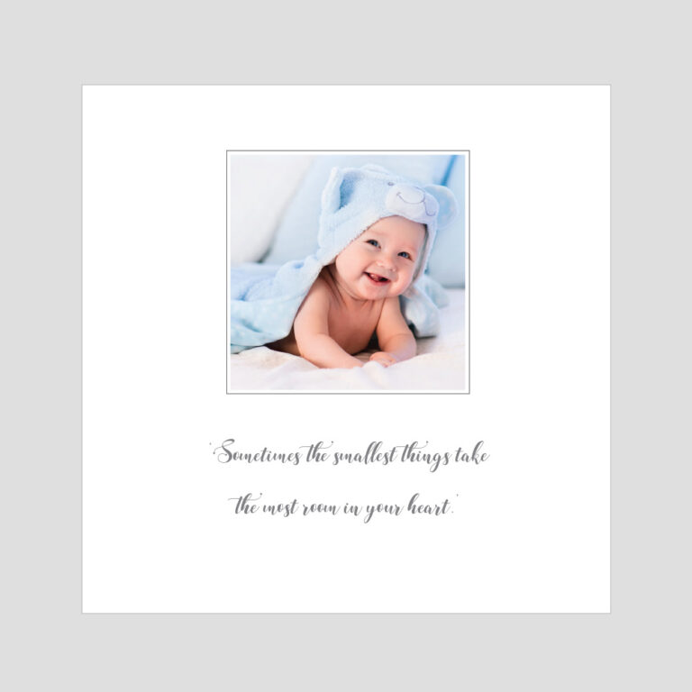 A Sincere Thank You - Boy, baby thank you card for boys